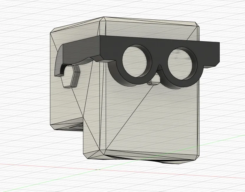Modified Head with Glasses for Mini-13 by Thebes Gneiss | Download free ...