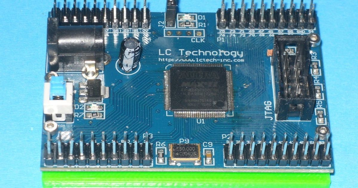 EPM240 CPLD Development Board Base Plate by ctheroux | Download free ...