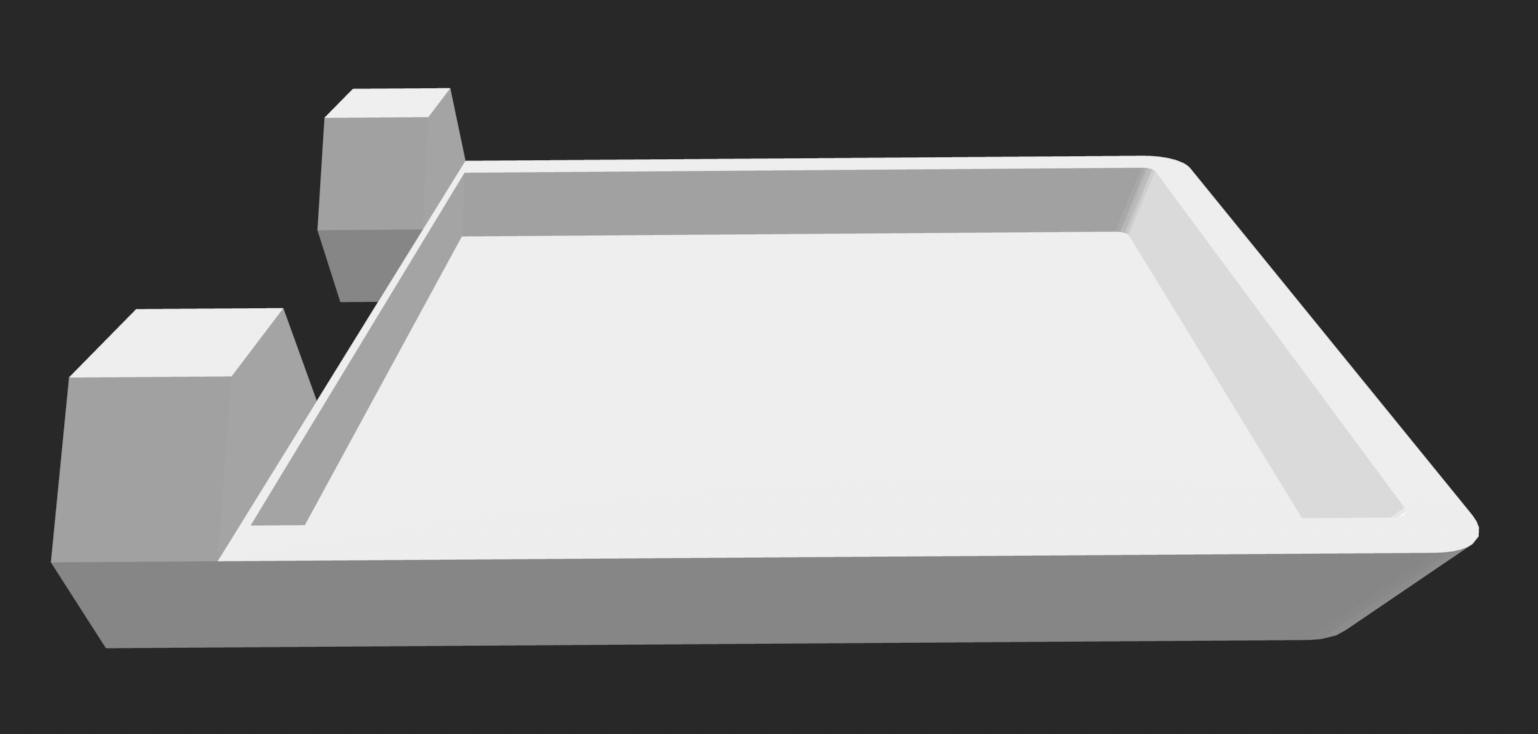 45mm x 50 mm Tray with Front Lip by anordae | Download free STL model ...