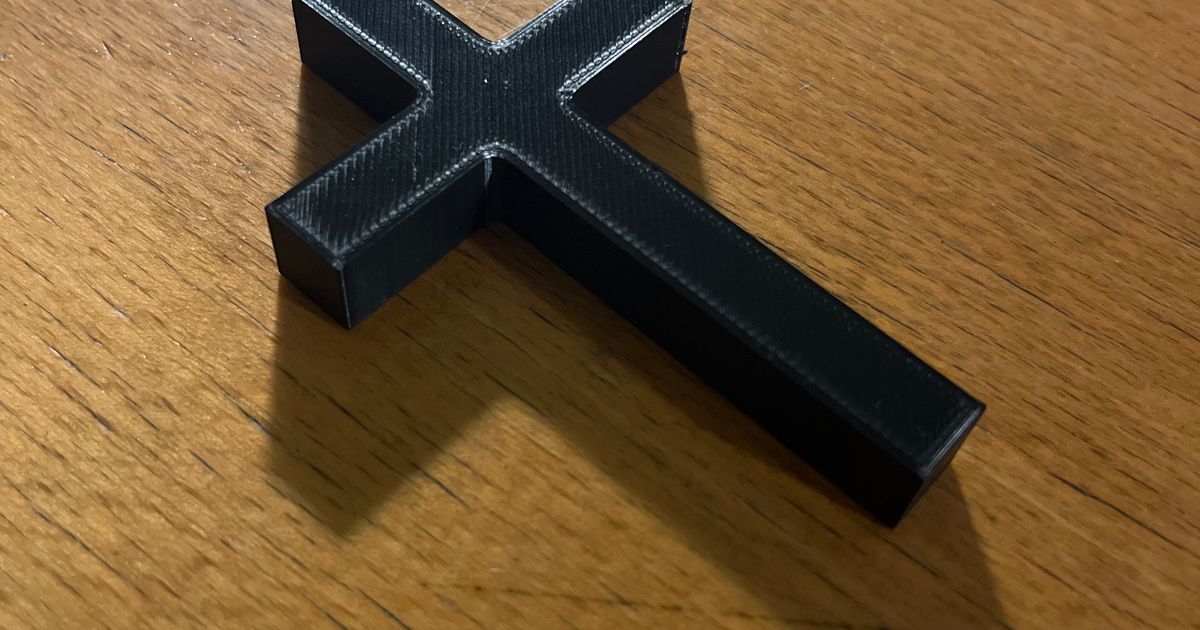 Cross 80x50x10 by Peter1899 | Download free STL model | Printables.com