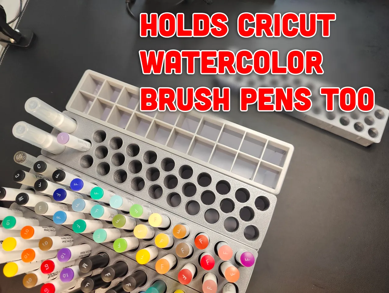 Cricut Pen/Marker Storage Inserts by codysechelski | Download free STL ...