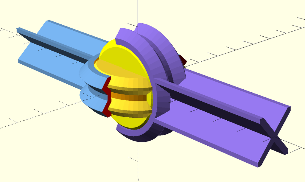Clip-On-2DOF-Joint Experiment (no torsion) by mechadense | Download ...