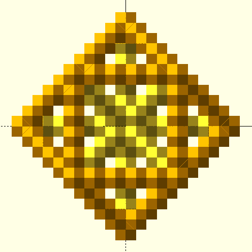 Octet Truss Node Environment (from rhombic dodecahedrons) by mechadense ...