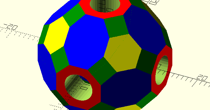 Truncated Rhombicuboctahedron Bead by mechadense | Download free STL ...