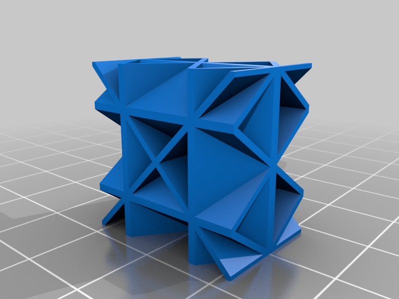 Stiffest Possible Infill by mechadense | Download free STL model ...