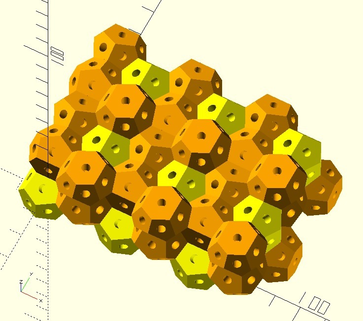 Weaire–Phelan building blocks by mechadense | Download free STL model ...
