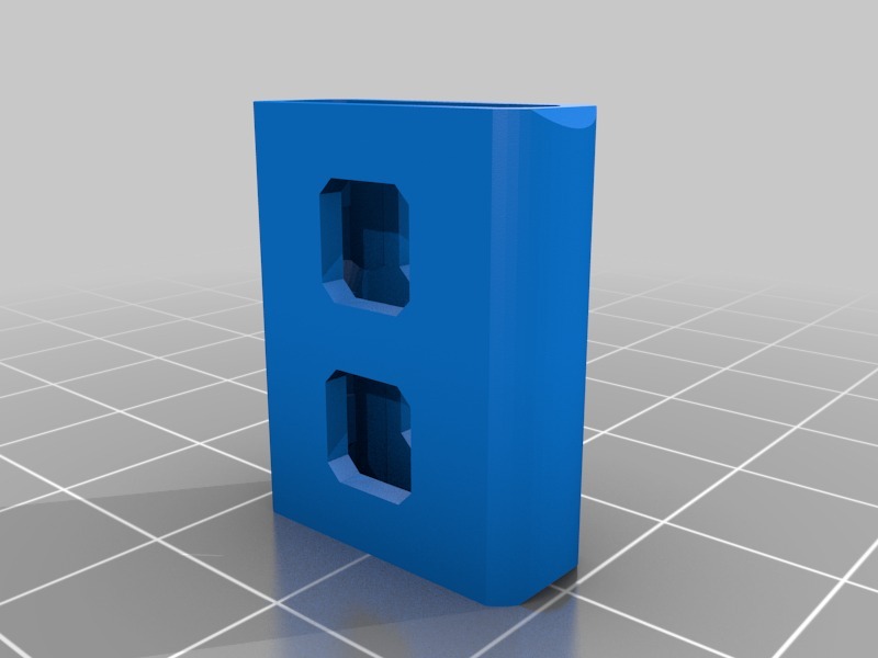 Snap In Connector (double-sided) by mechadense | Download free STL ...