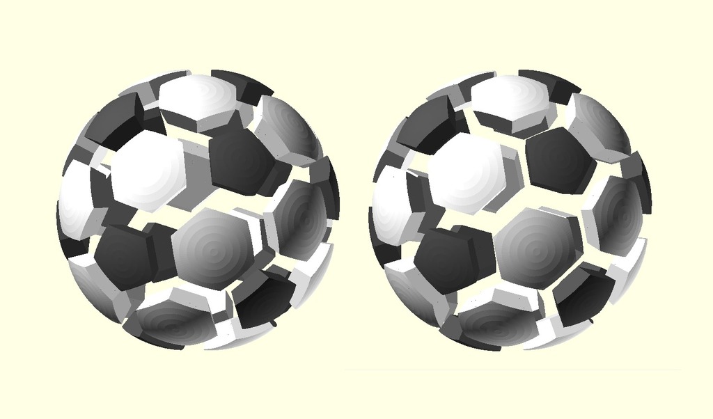 Truncated Icosahedron (rounded soccer form) by mechadense | Download ...