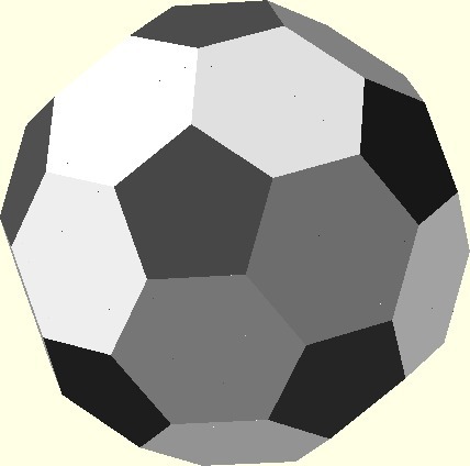 Truncated Icosahedron (rounded soccer form) by mechadense | Download ...
