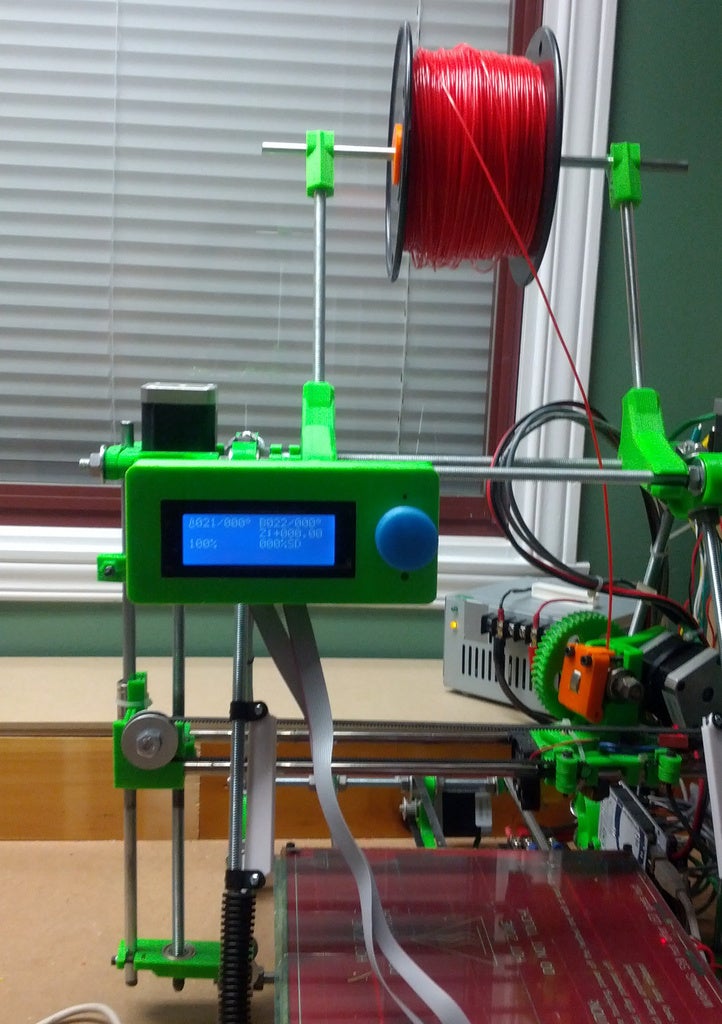 LCD Controller mounting plate by ctheroux | Download free STL model ...