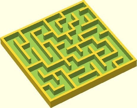 Maze 10x10 - simple by mechadense | Download free STL model ...
