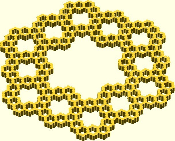 Hexagonal Fractal by mechadense | Download free STL model | Printables.com