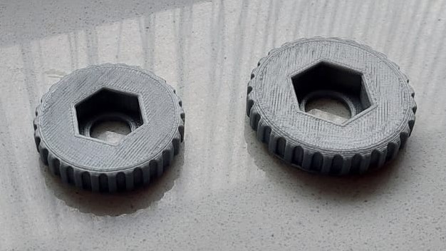 Handwheel for M12 nut "slim" by Zechimaera | Download free STL model ...