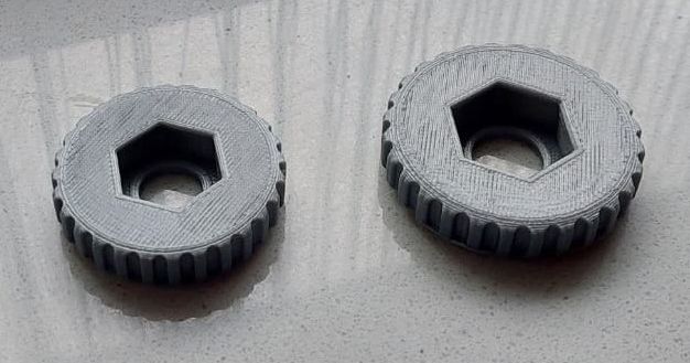 Handwheel for M12 nut "slim" by Zechimaera | Download free STL model ...