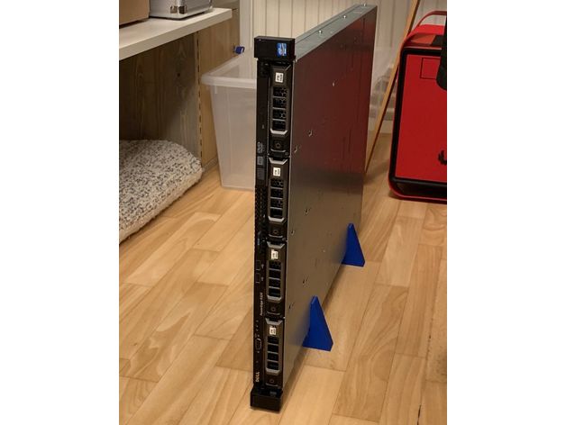 1U Rack server Vertical stand (Dell R320) by mipefin | Download free ...