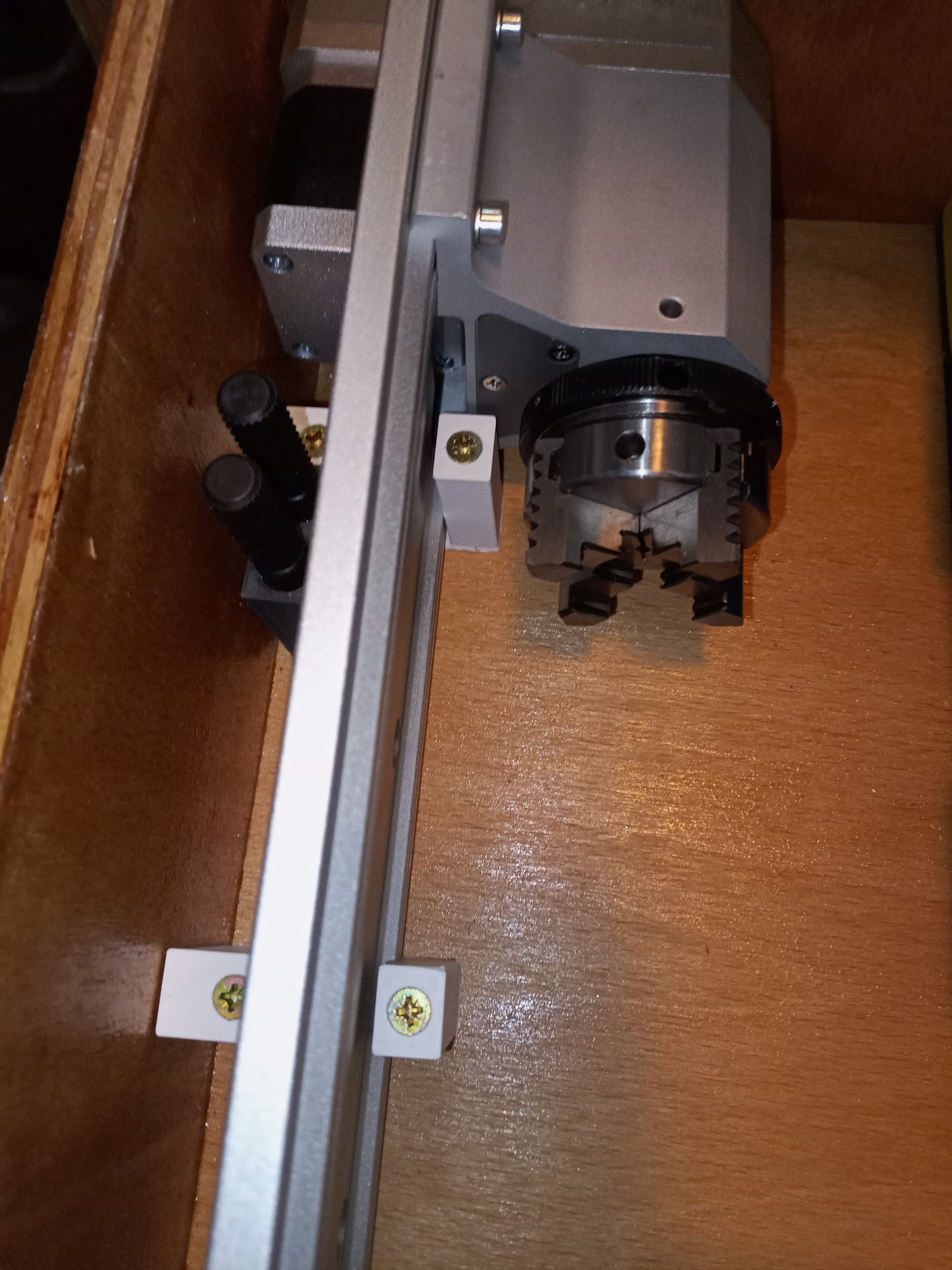 CARVERA MAKERA 4th axis module holder by PaŠe | Download free STL model ...