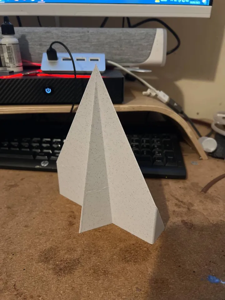 PLA Paper Plane by Art3Design | Download free STL model | Printables.com