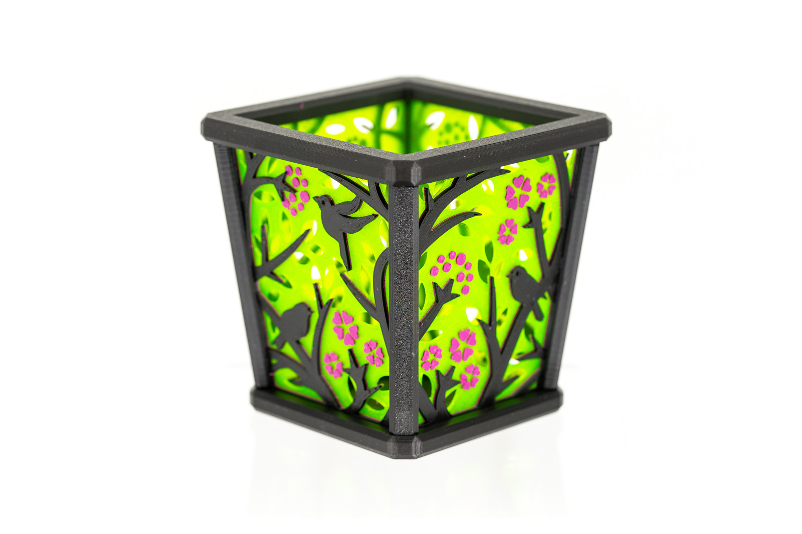 Kristina's Bird and Flower-Themed Side Panels for the Modular Lantern ...