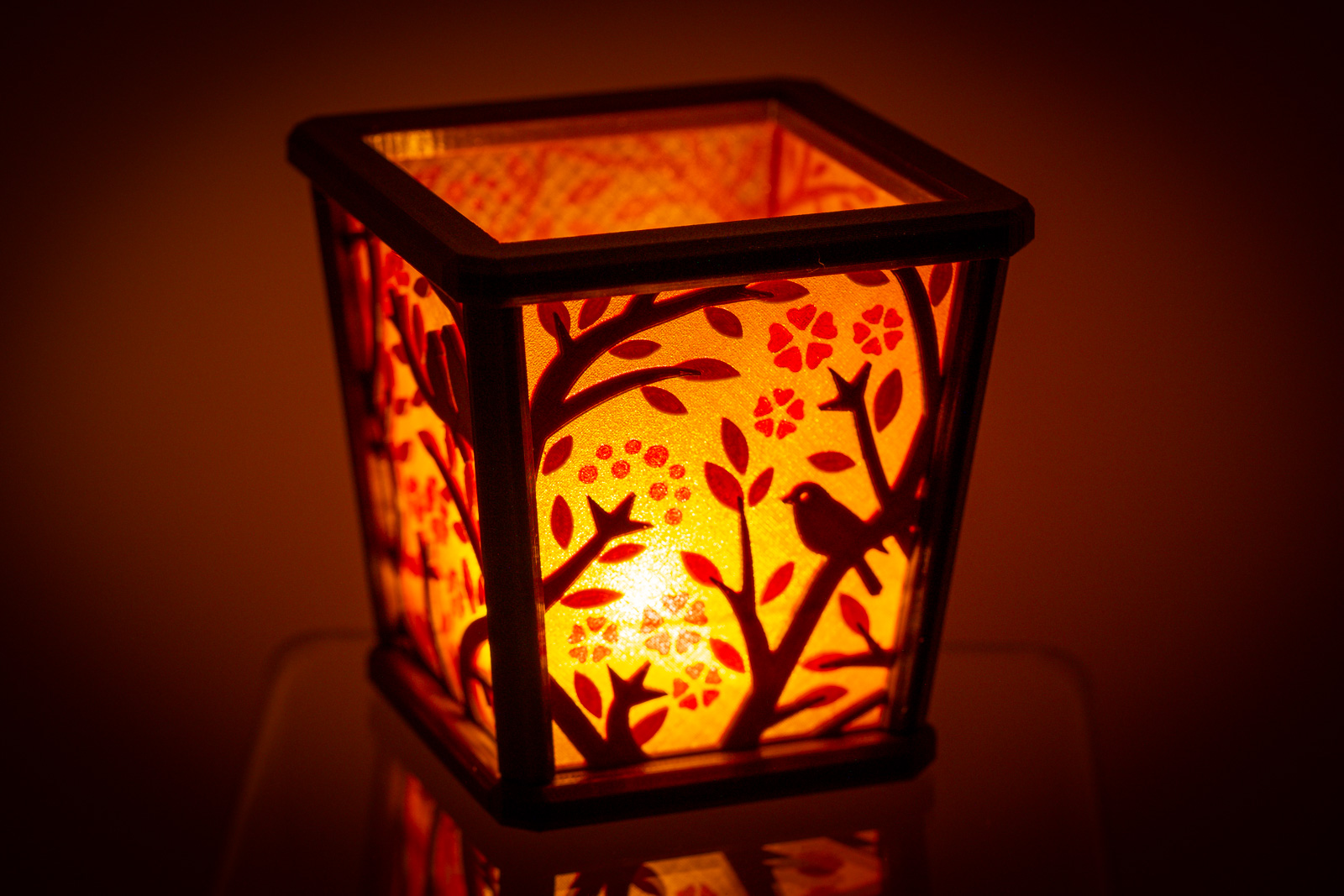 Kristina's Bird and Flower-Themed Side Panels for the Modular Lantern ...