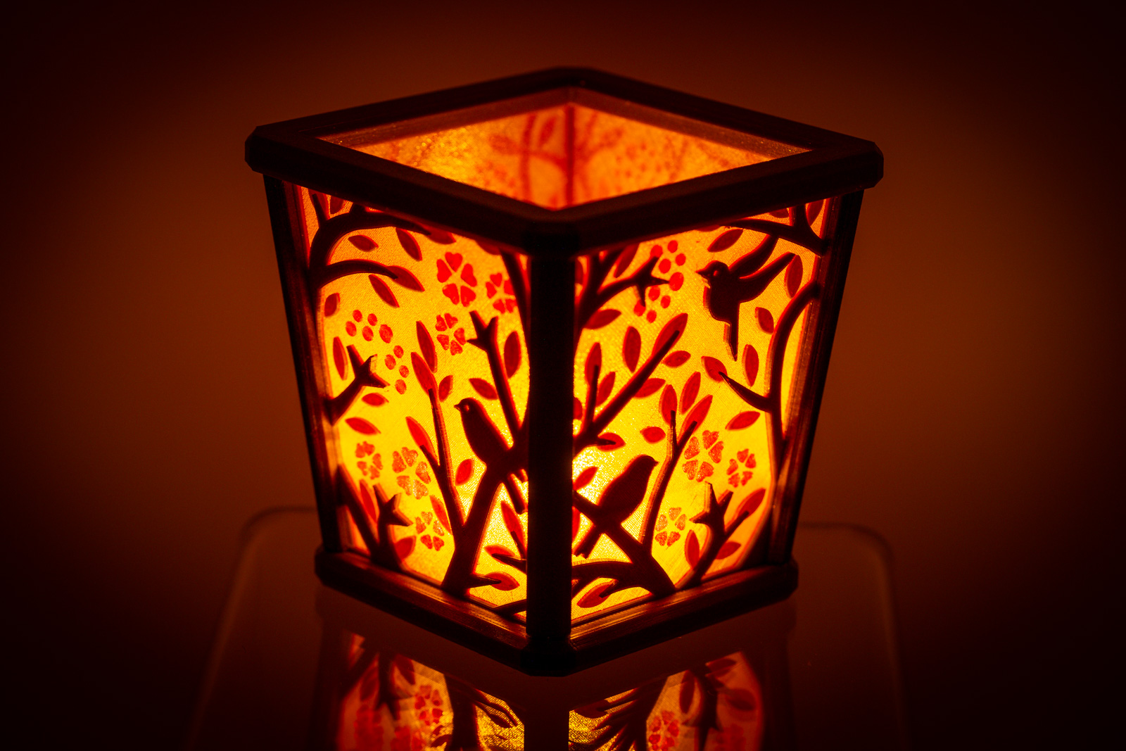 Kristina's Bird and Flower-Themed Side Panels for the Modular Lantern ...