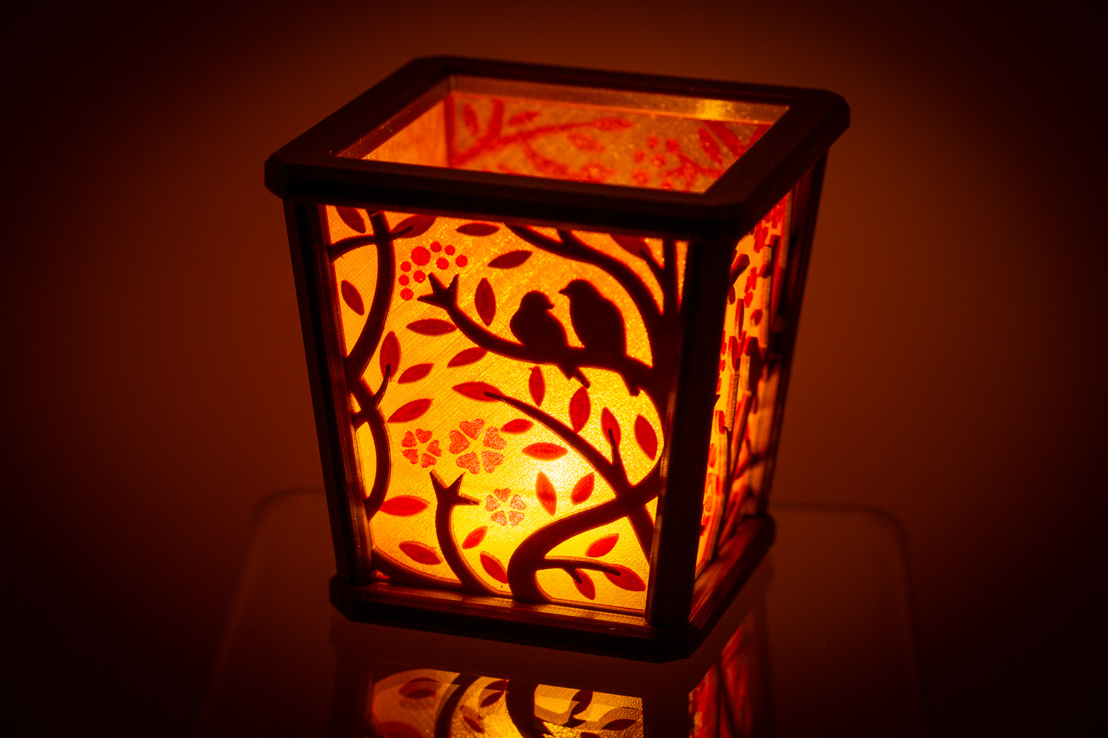 Kristina's Bird and Flower-Themed Side Panels for the Modular Lantern ...