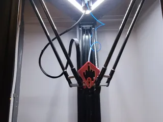 Triangle shaped Neopixel holder for Flsun v400 (Updated) by Lammenamm ...