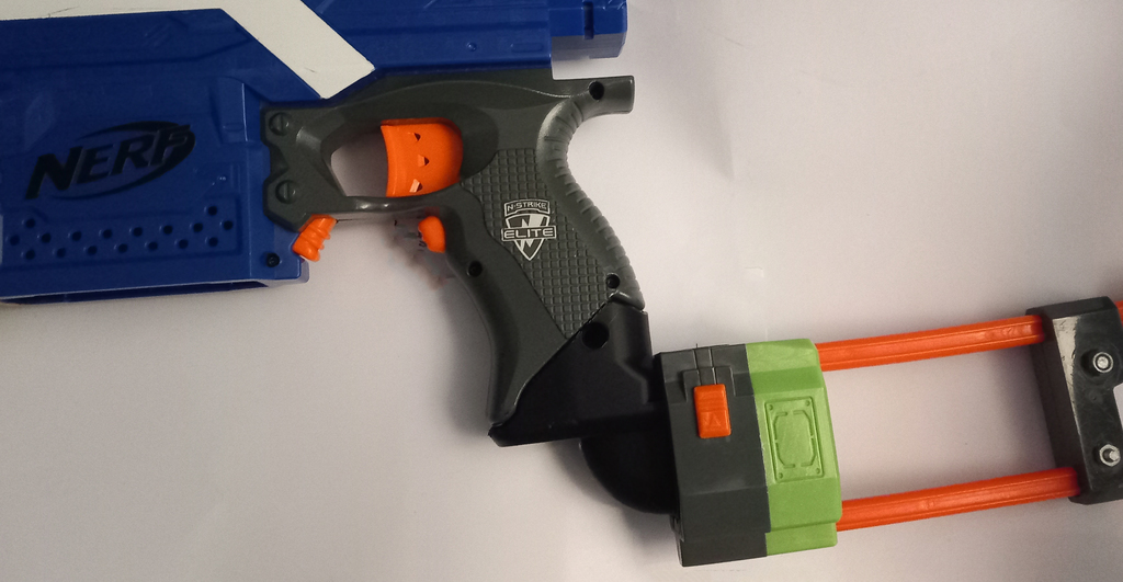 Nerf Stryfe Grip Stock Point by FaceHaver | Download free STL model ...