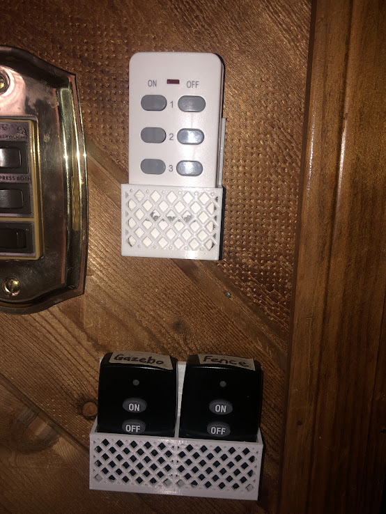 Wall Mount for Small Remote by XL3 | Download free STL model ...