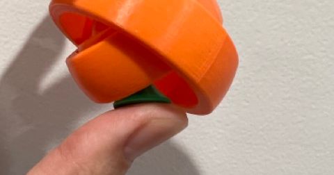 Rotating rings toy w/ finger holds by Hallender | Download free STL ...