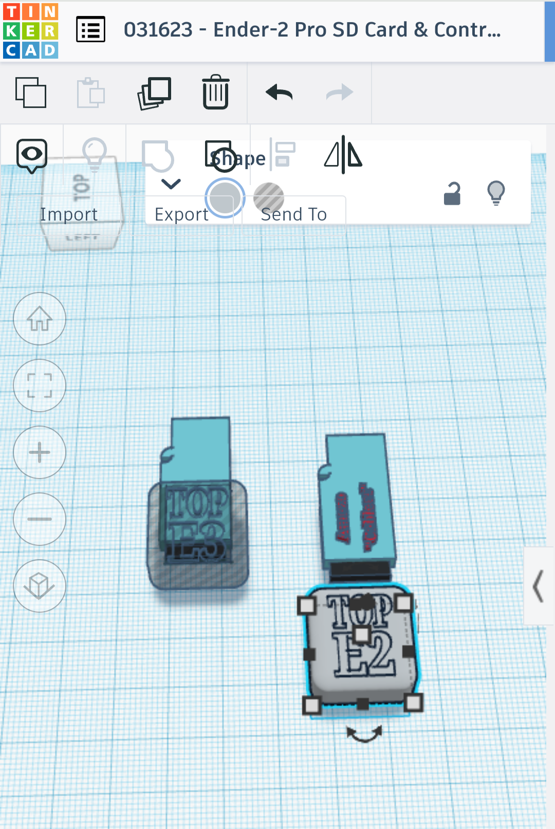 Creality Ender Micro SD Card Extender by PaPa Dad | Download free STL ...