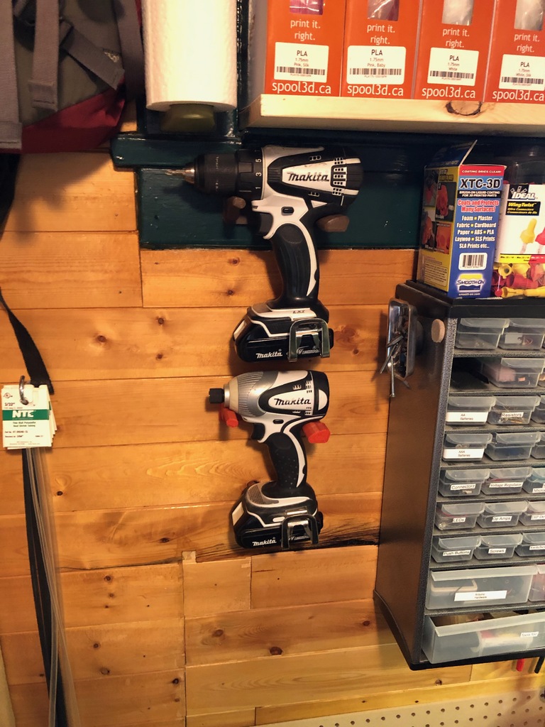 Makita Cordless Drill Holder / Wall Hanger by James Snell | Download ...