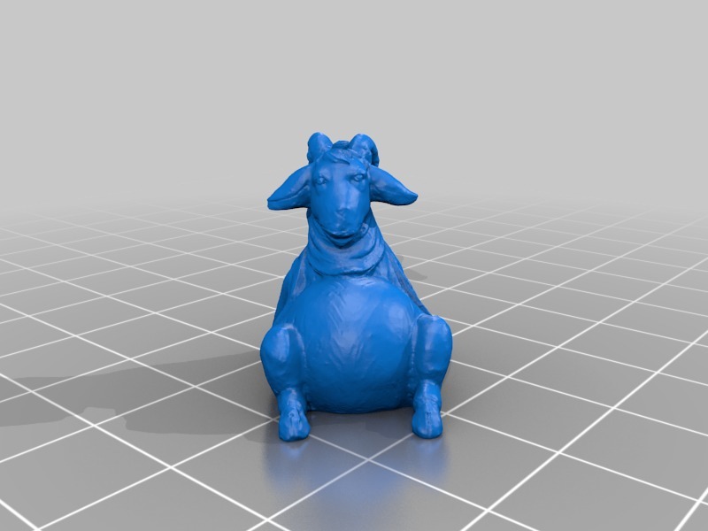 Goat Statue by James Snell | Download free STL model | Printables.com