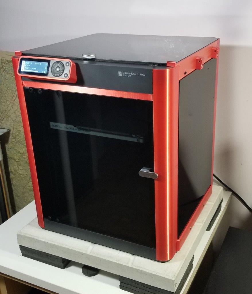 Bambu Lab P1P Enclosure with original Top Glass & Front Door by Gounn ...