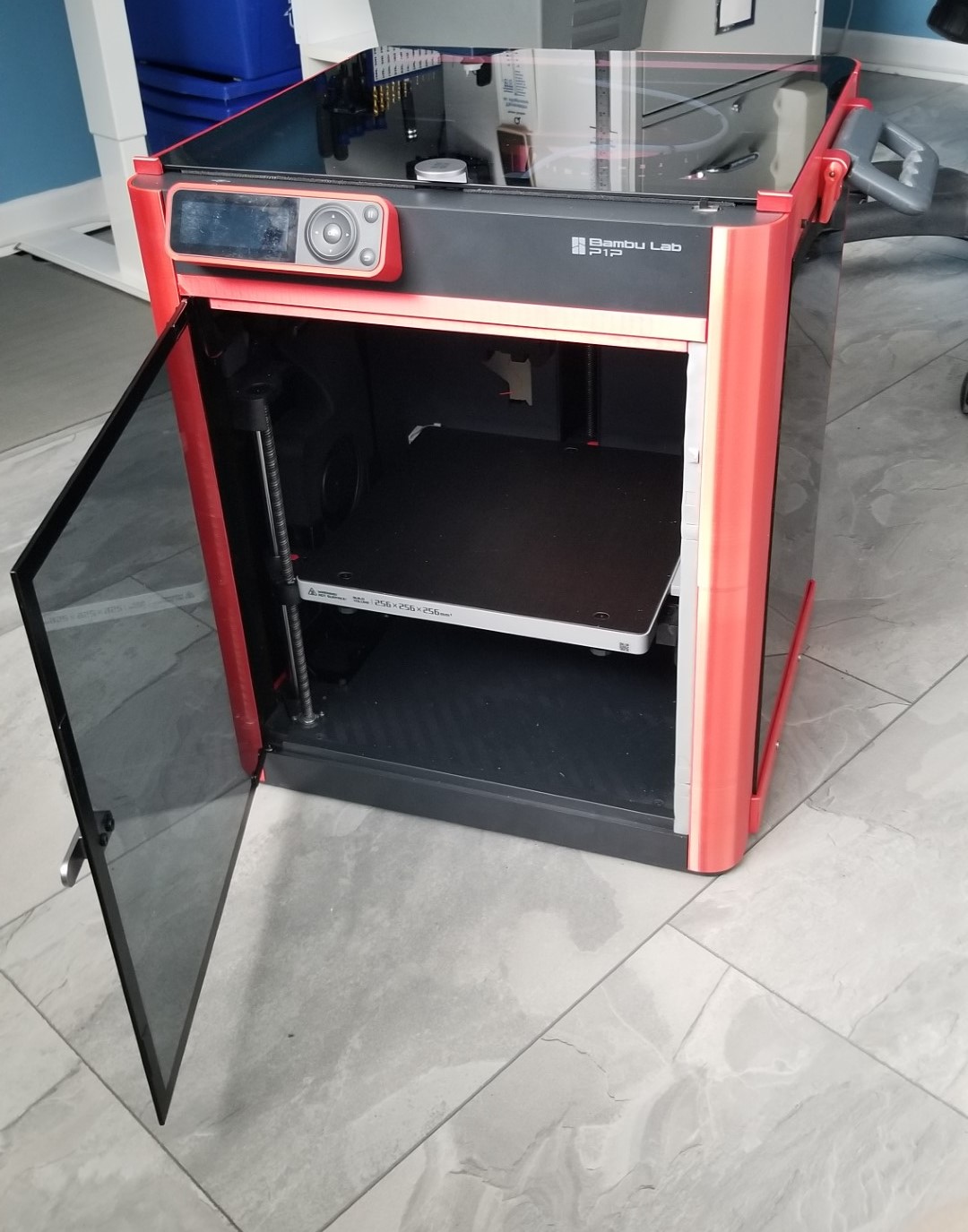 Bambu Lab P1P Enclosure with original Top Glass & Front Door by Gounn ...