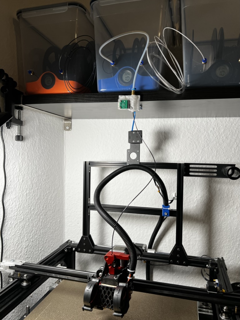 Creality filament sensor V2.0 fix wall/2020/shelf mount direct drive by ...