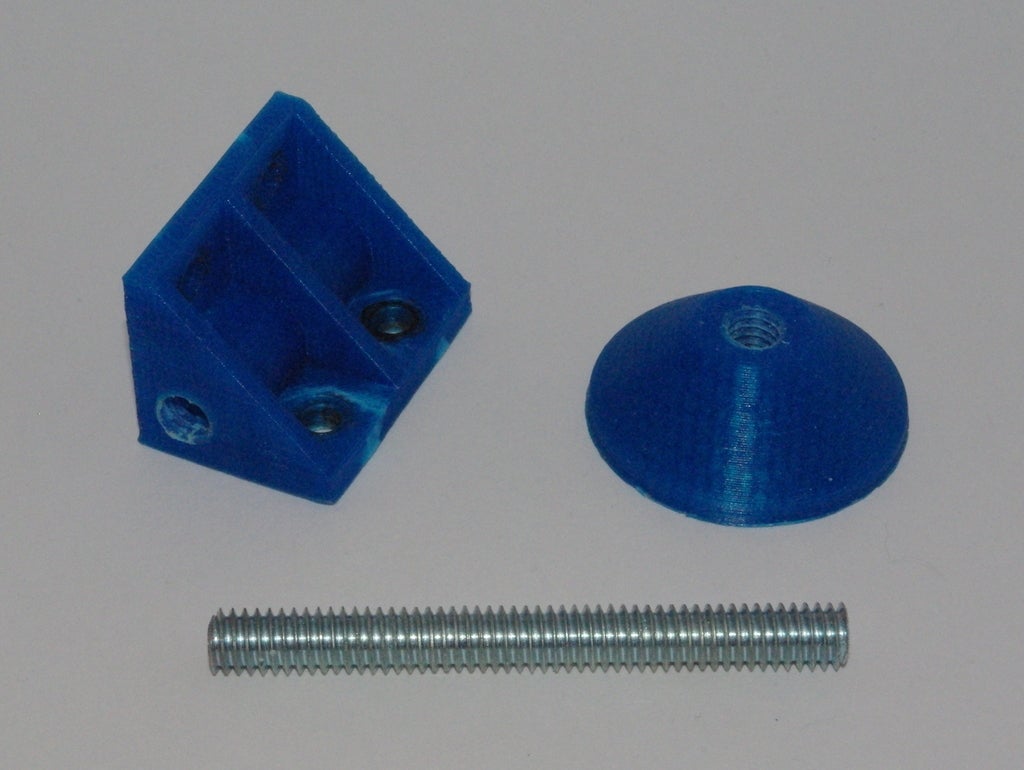 40 MM T-Slot Angle Bracket With Adjustable Foot by ctheroux | Download ...