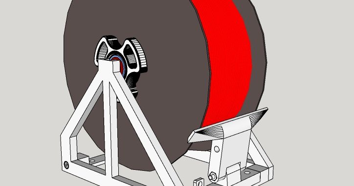 Brake for spool by Dik Harrison | Download free STL model | Printables.com