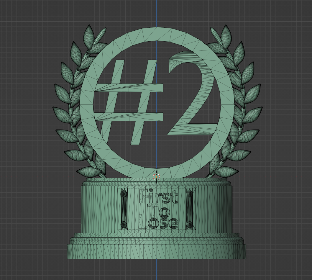 Number 2 is First to Lose by Fantasy3DPrintsShop | Download free STL ...