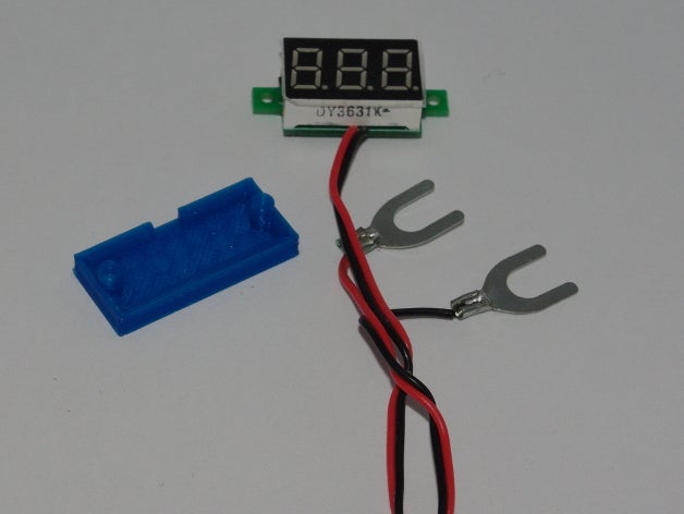 Voltmeter Support Plate by ctheroux | Download free STL model ...