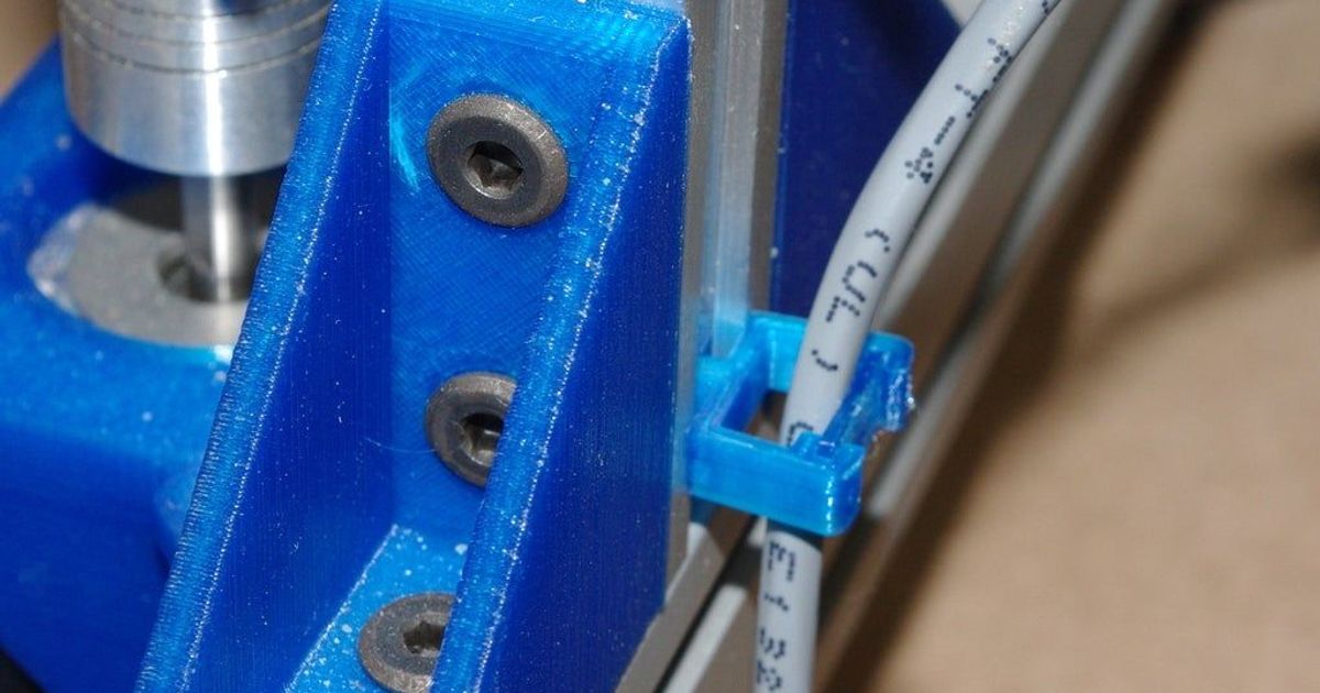 Simple T-Slot Cable Holder by ctheroux | Download free STL model ...