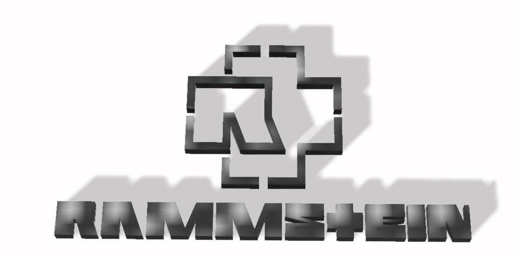 Rammstein Logo und Schriftzug (MMU) by Yezariael | Download free STL ...