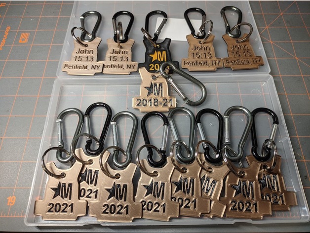 Murph Challenge 2023 keychains by Todd Martineau | Download free STL ...