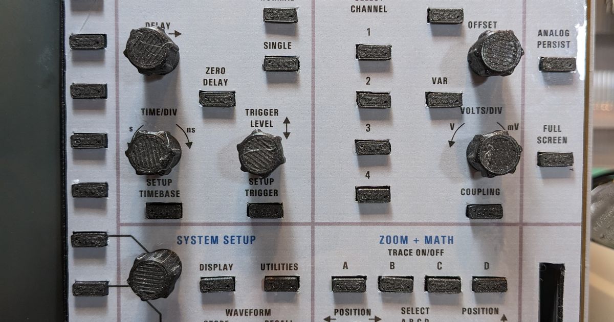 LeCroy LC574AM Oscilloscope Keypad and Trim by Tom Haynes | Download ...