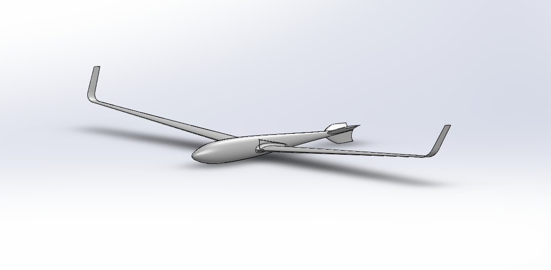Glider with 3-Pointed-Star Tail by Martin Daskalov | Download free STL ...