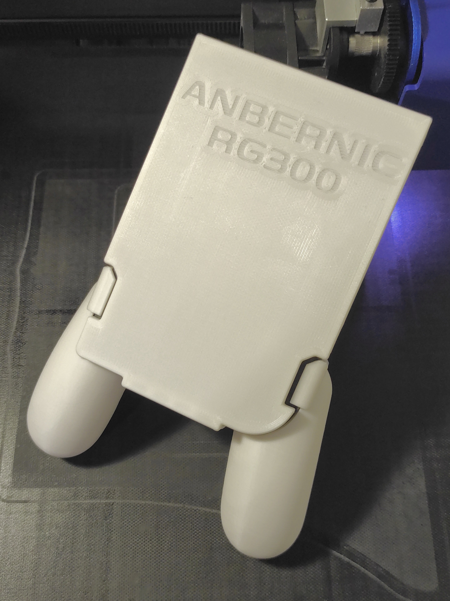 Anbernic RG300 Grip, Front Cover, Stand by STR | Download free STL ...