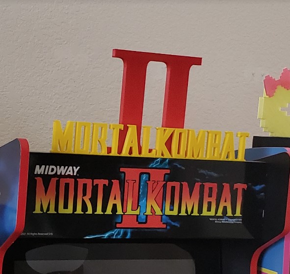 Mortal Kombat 2 inspired sign/logo by Marcus Padia | Download free STL ...