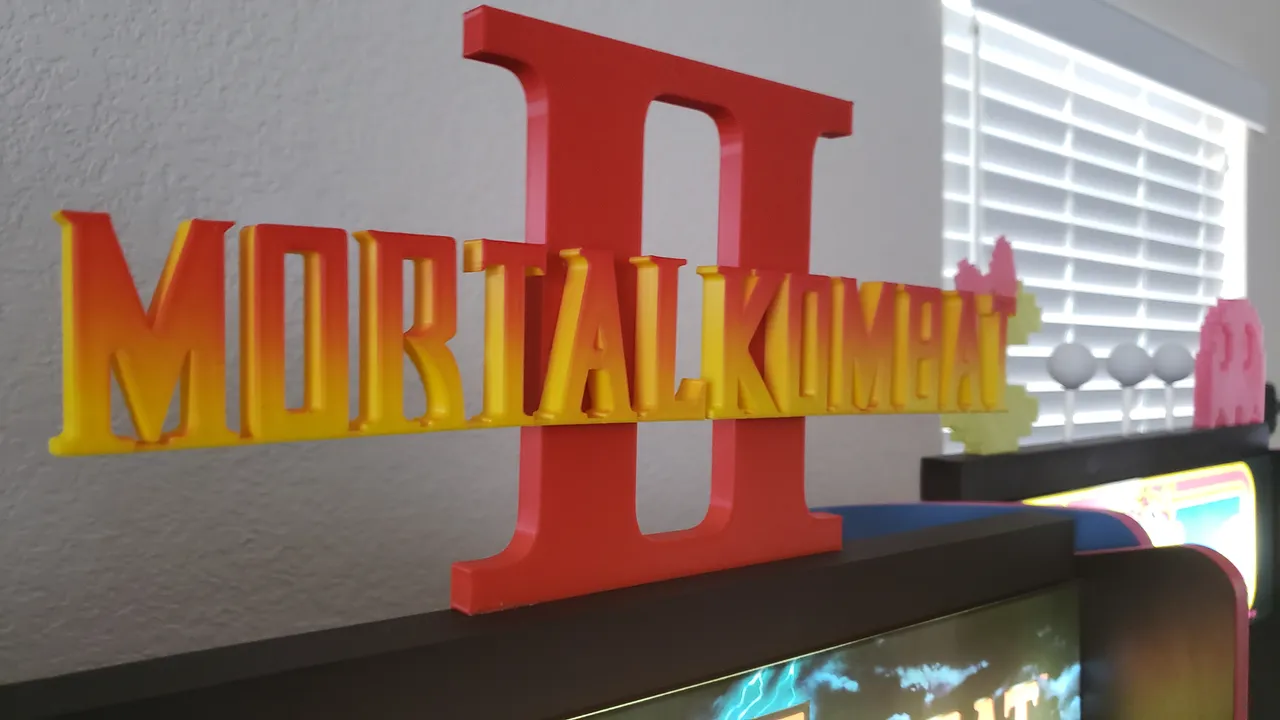 Mortal Kombat 2 inspired sign/logo by Marcus Padia | Download free STL ...