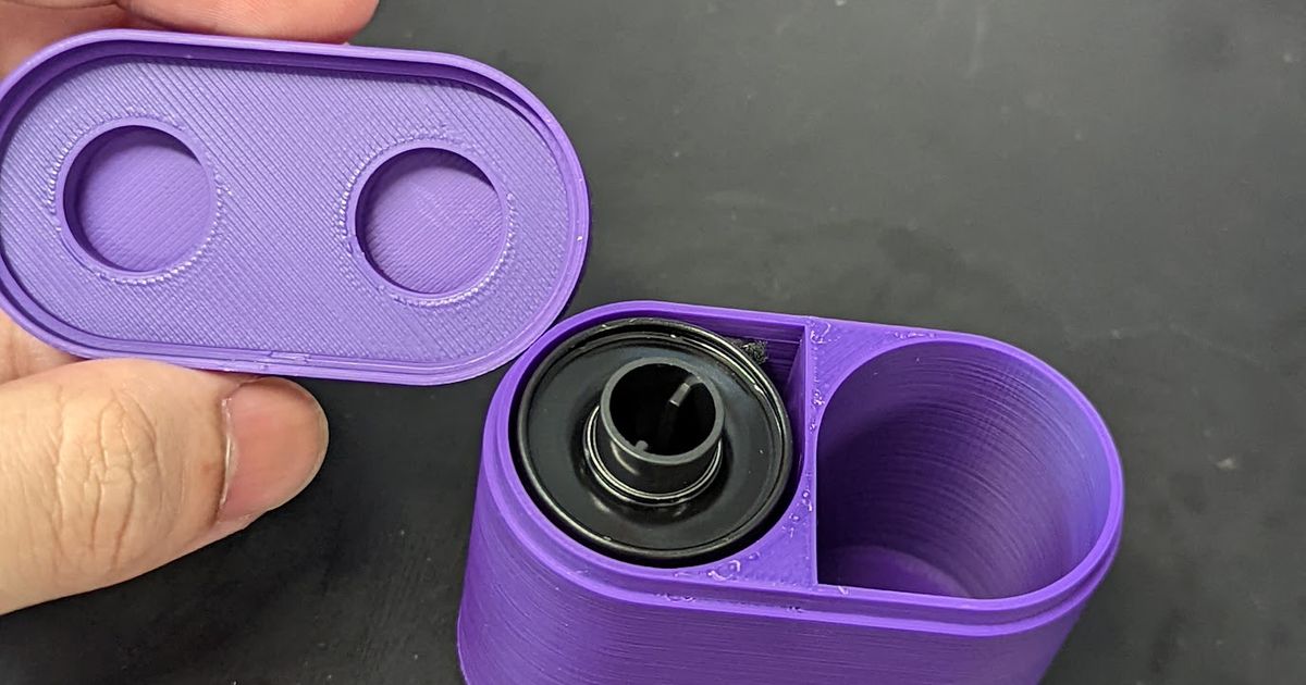 2-roll 35mm compact film case by theepicflyer | Download free STL model ...
