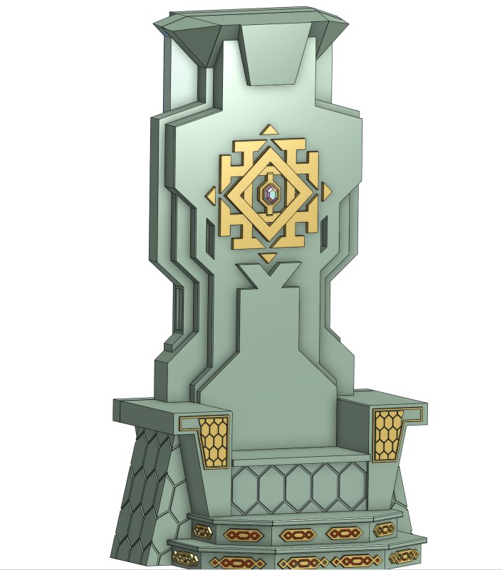Erebor Throne by Thorin Oakenshield | Download free STL model ...
