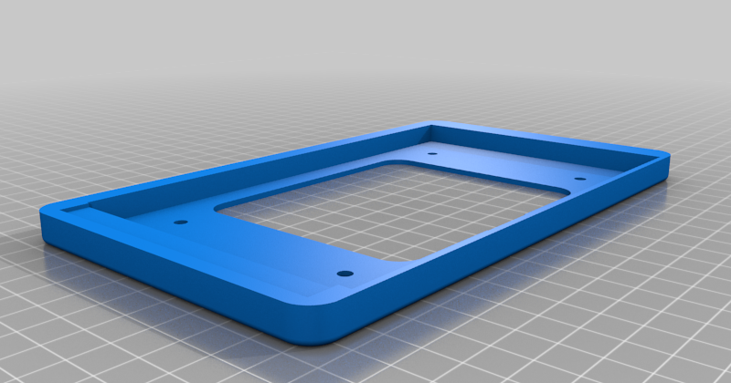 Raspberry Pi 7" Touchscreen Mount by Raptor King | Download free STL ...